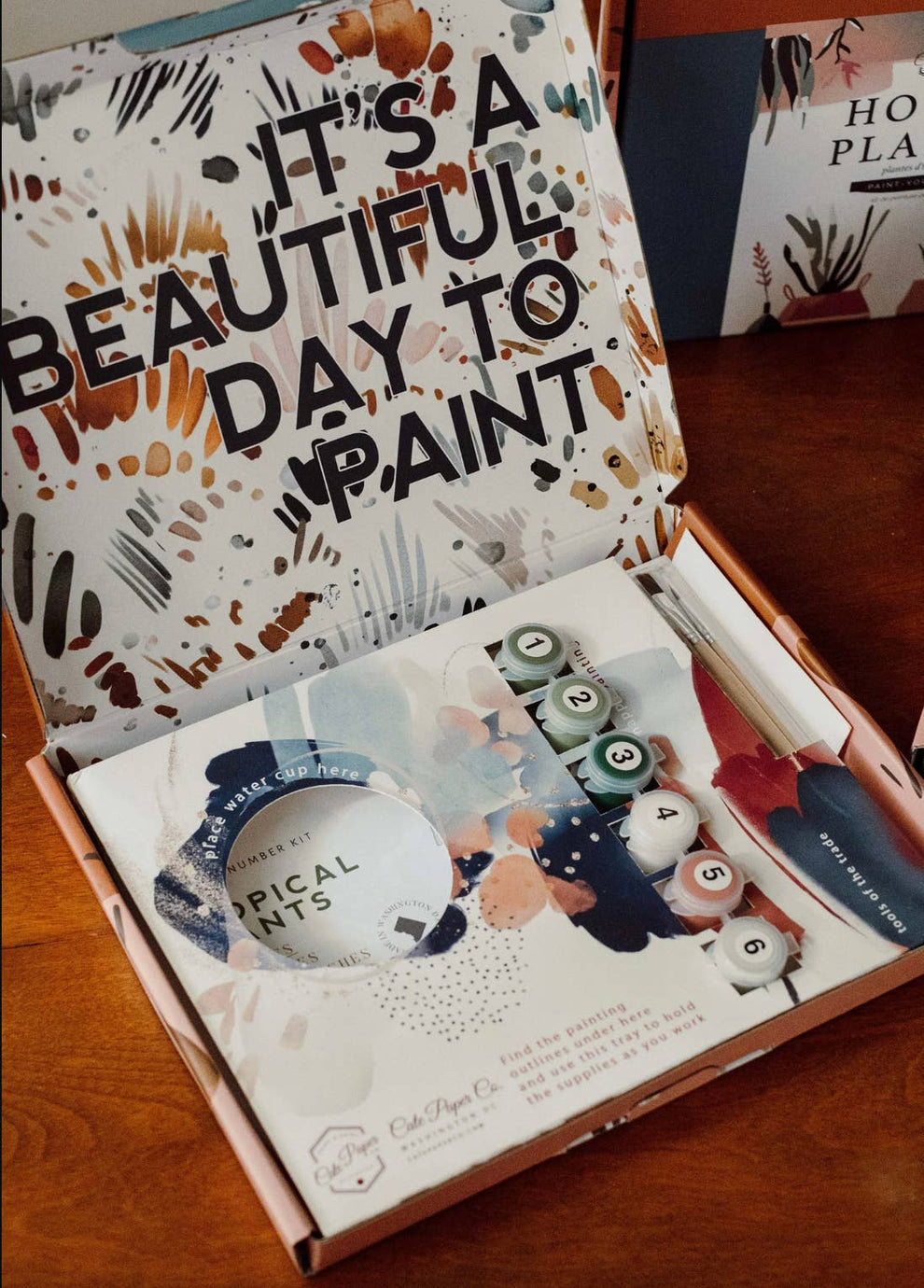 Cate Paper Co. - Field of Daisies Paint-By-Numbers kit – The Educated Otter
